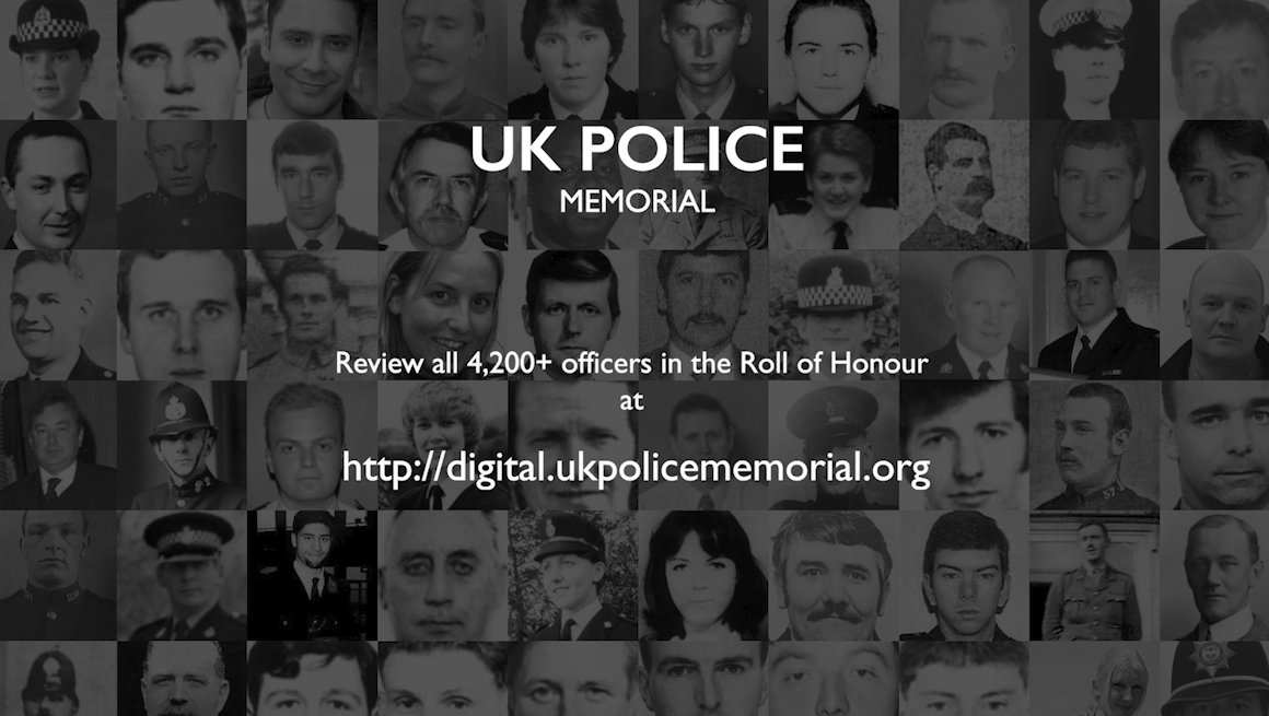 New Police Digital Memorial Goes Live - UK Police Memorial